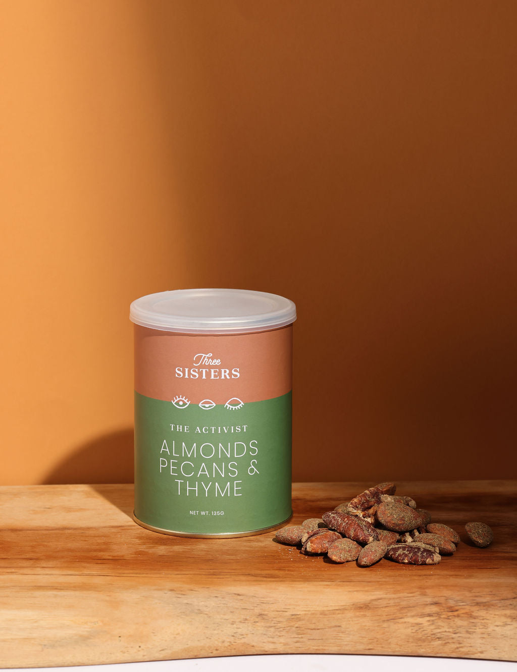 The Activist Nuts | Almonds & Pecan Thyme Blend by Three Sisters London